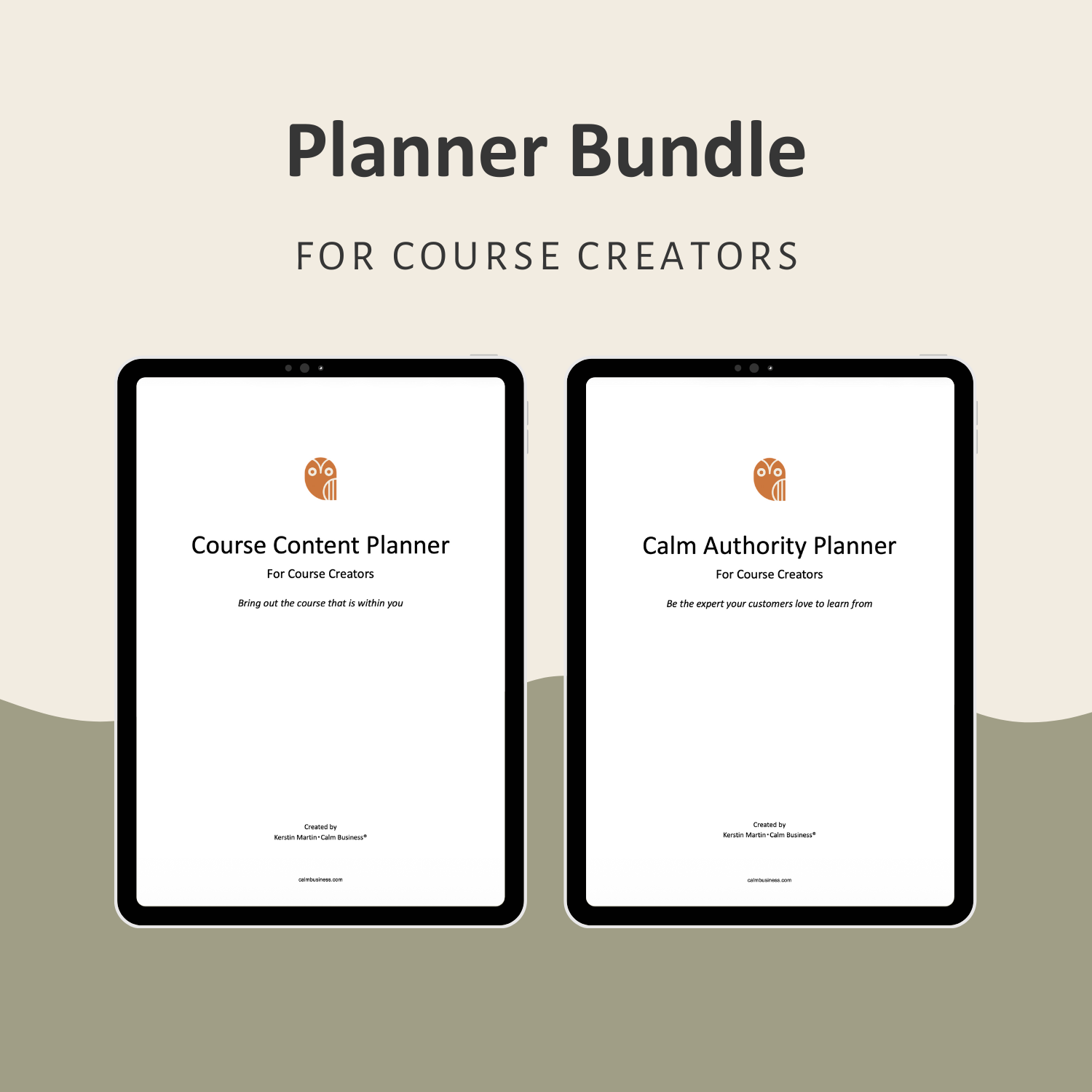 Planner Bundle for Course Creators