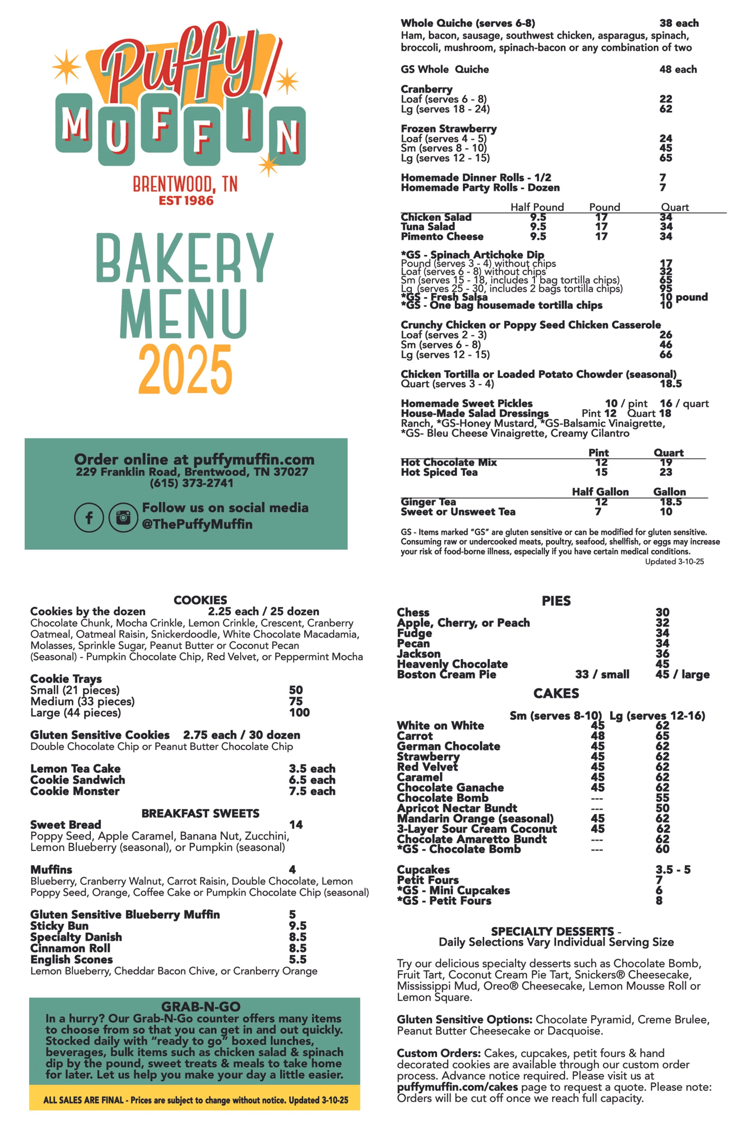 Bakery — Puffy Muffin