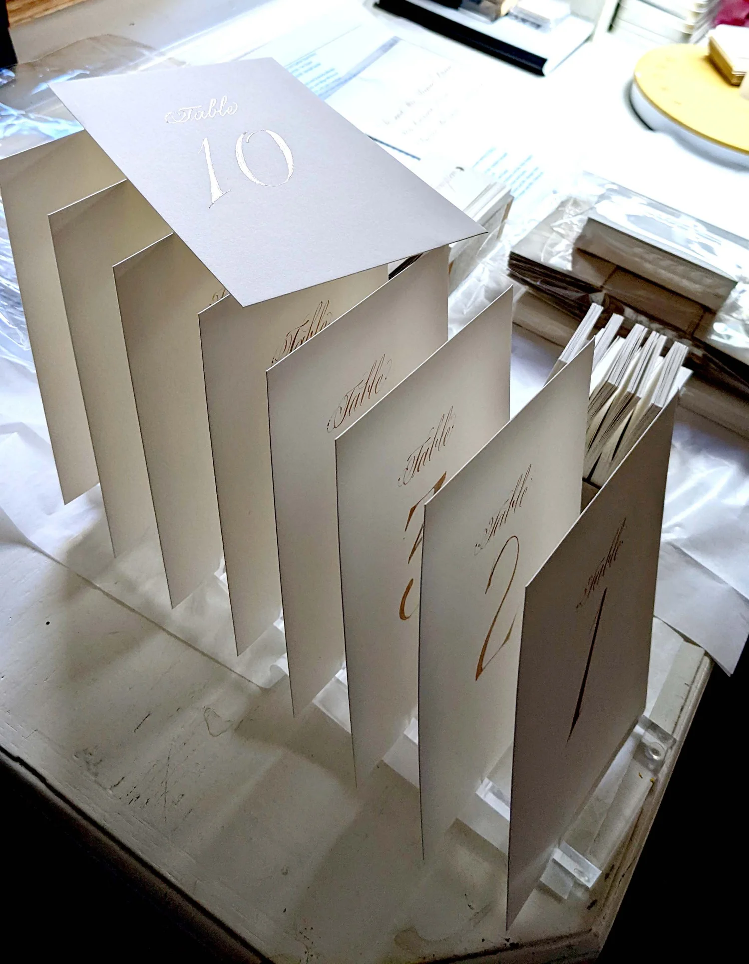 Wedding Signs and Table Signs — Cora Taylor, Calligraphy Studio