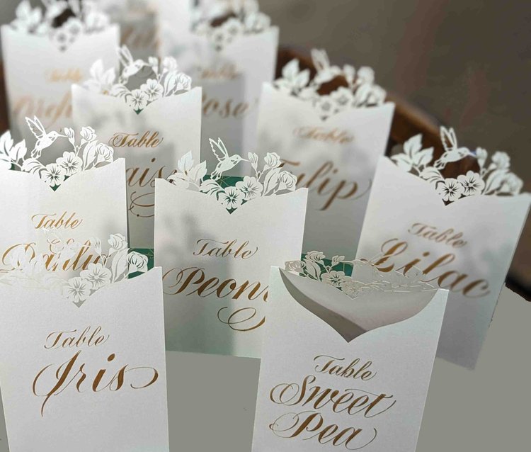 Wedding Signs and Table Signs — Cora Taylor, Calligraphy Studio