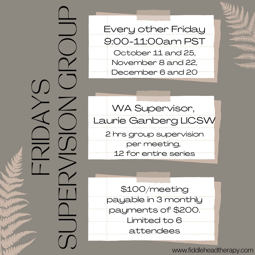 Supervision & Consultation Groups for Therapists with Laurie Ganberg ...