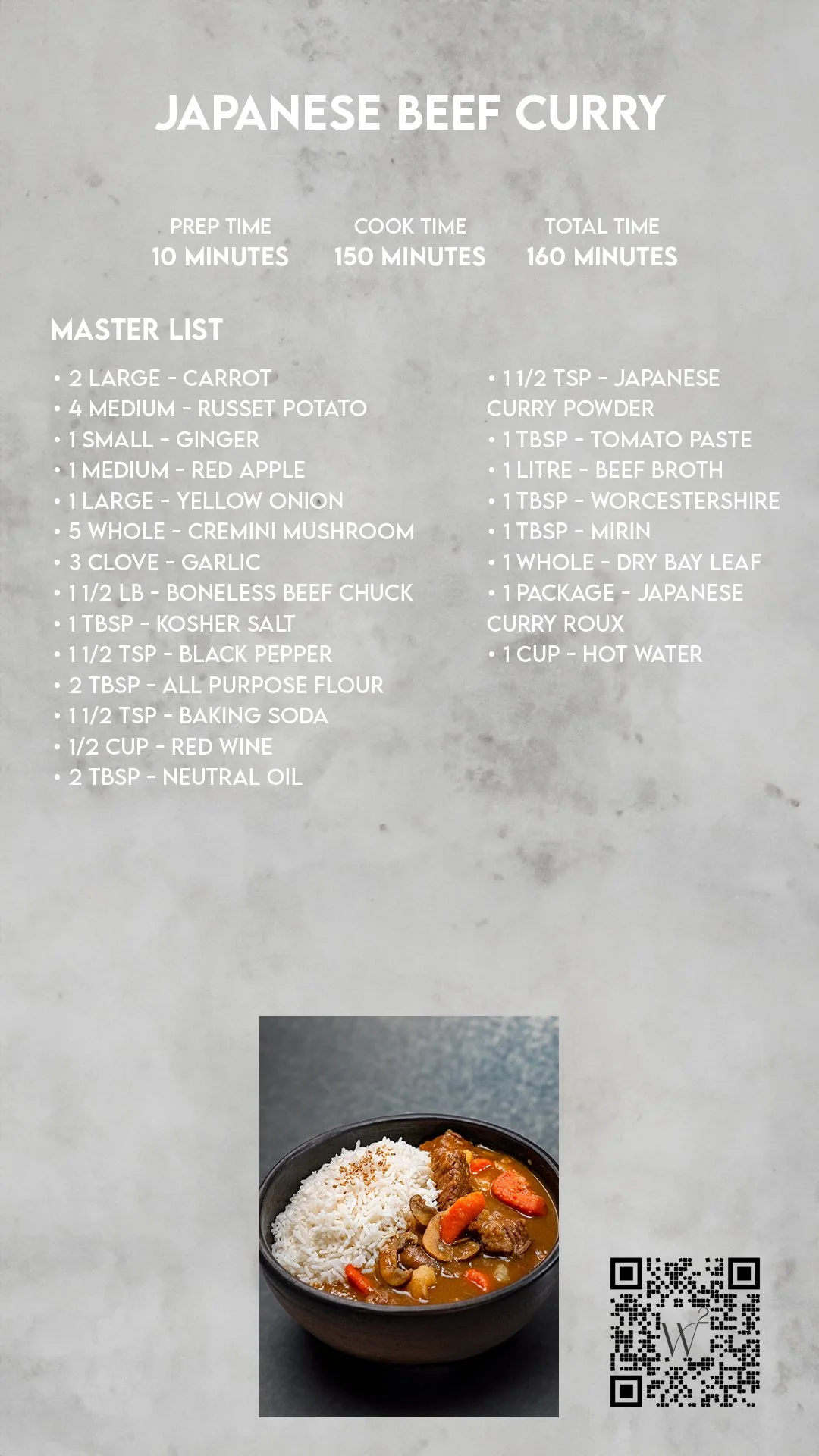 Japanese Beef Curry | W2 Recipes | Restaurant Quality Recipes At Home