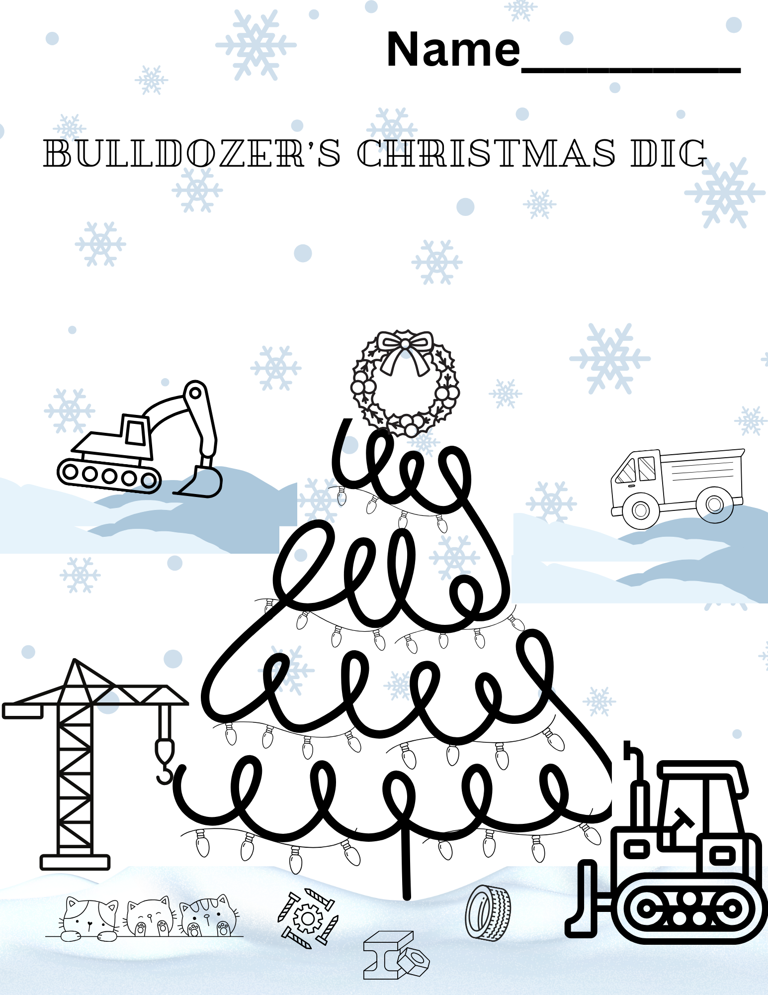 Day 3: Bulldozer’s Christmas Dig — Nicole Garnett Author