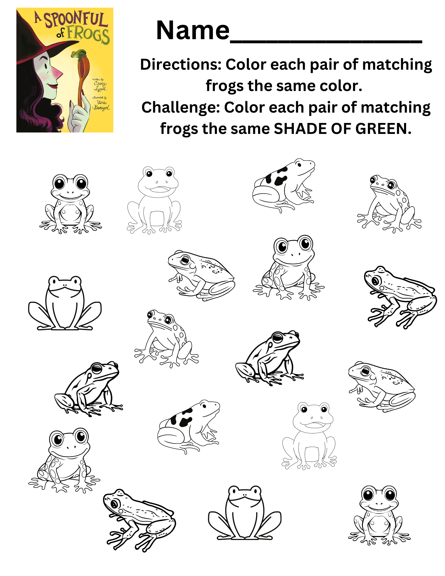 A Spoonful of Frogs — Nicole Garnett Author
