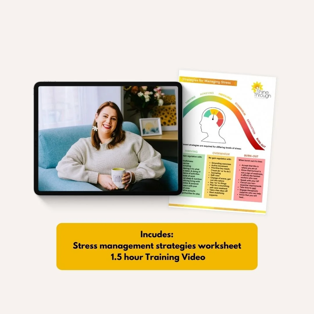 Managing Stress and Overcoming Overwhelm Mini Training Course | Shine ...