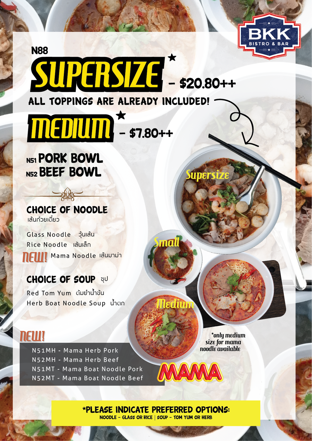 BKK Bistro & Bar Menu — Imperium Group Asia