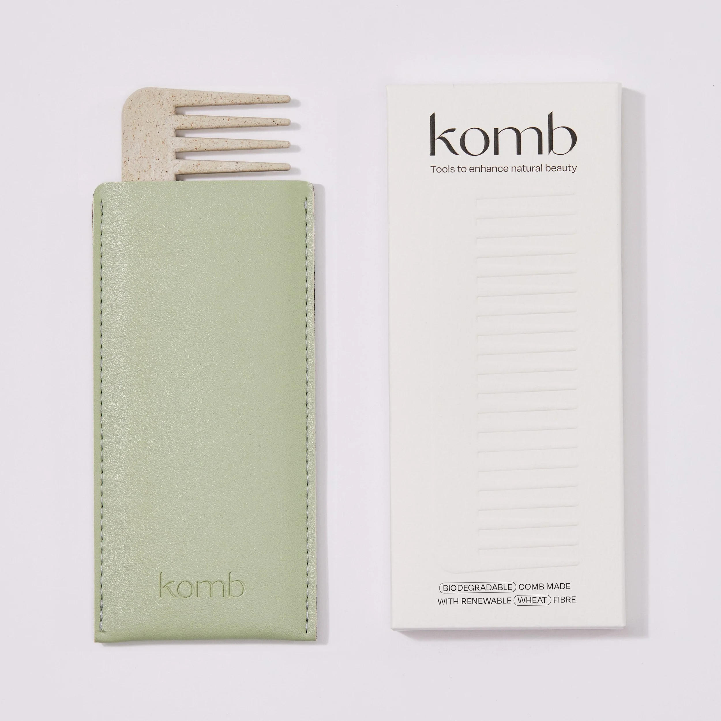 No 3. Wide Tooth Comb (Stone) — Komb
