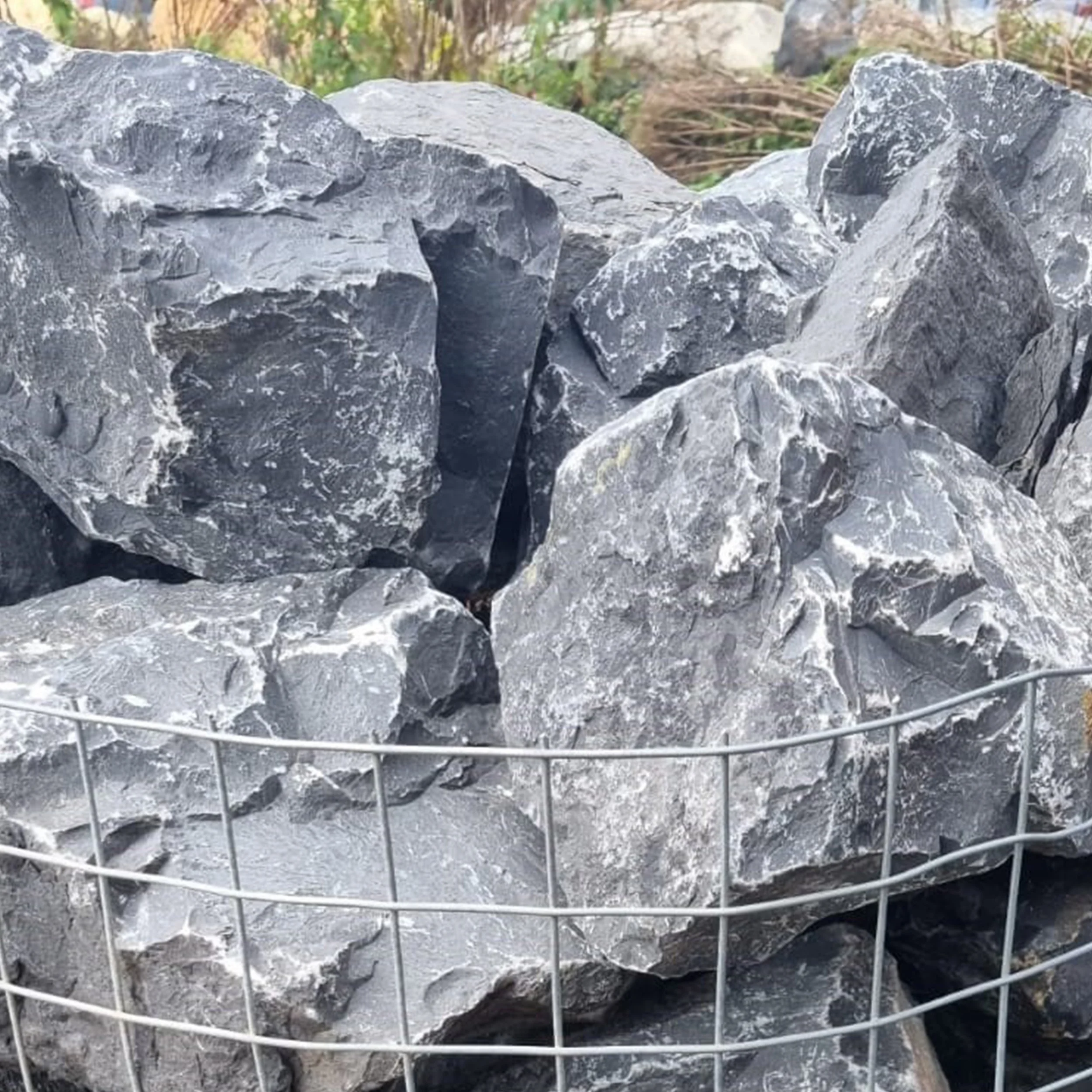 Plum Slate Rockery — LLoyds Spar Quarries
