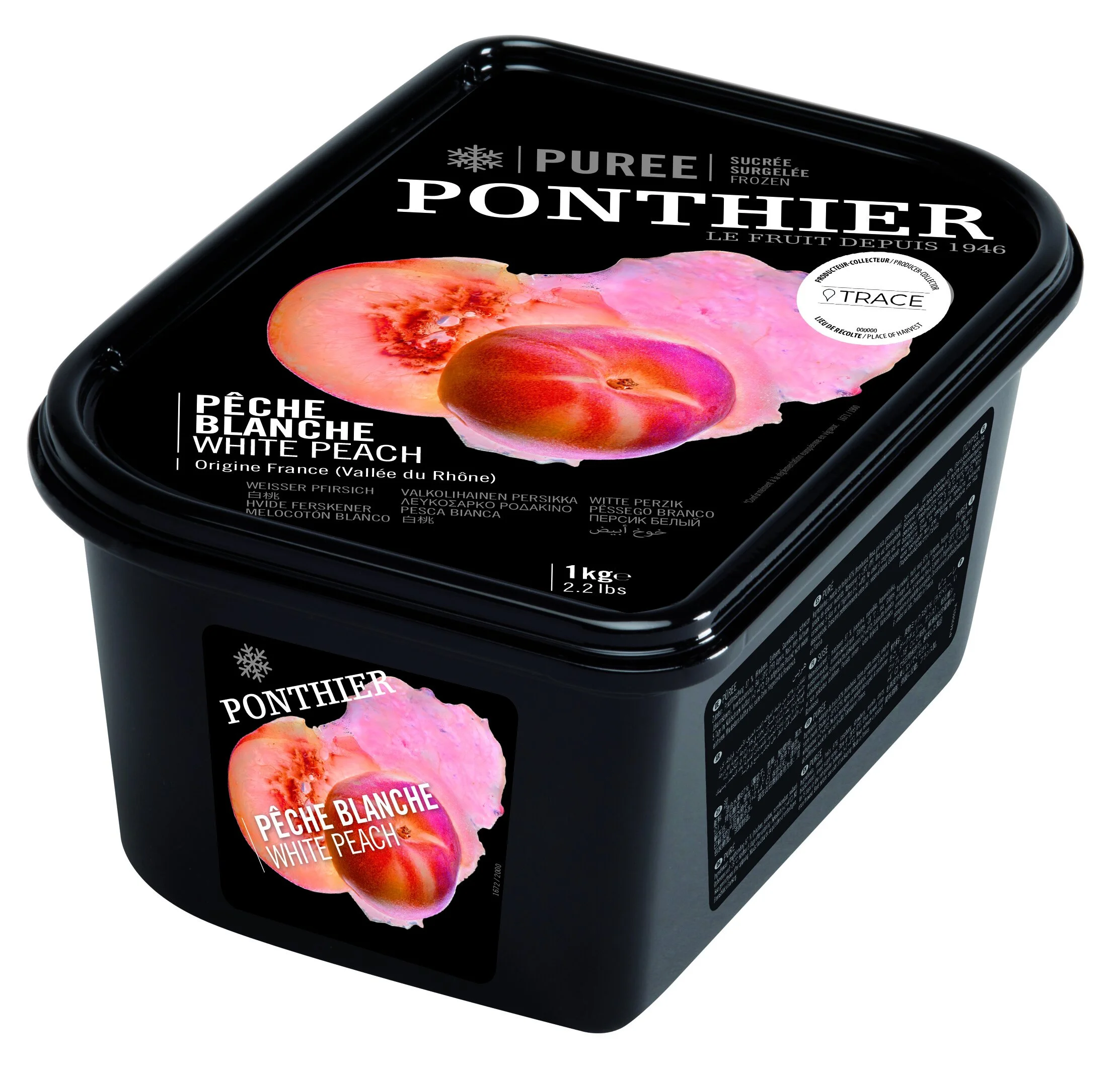 Ponthier Persikkapyree 1 kg — PNM-Chipsters