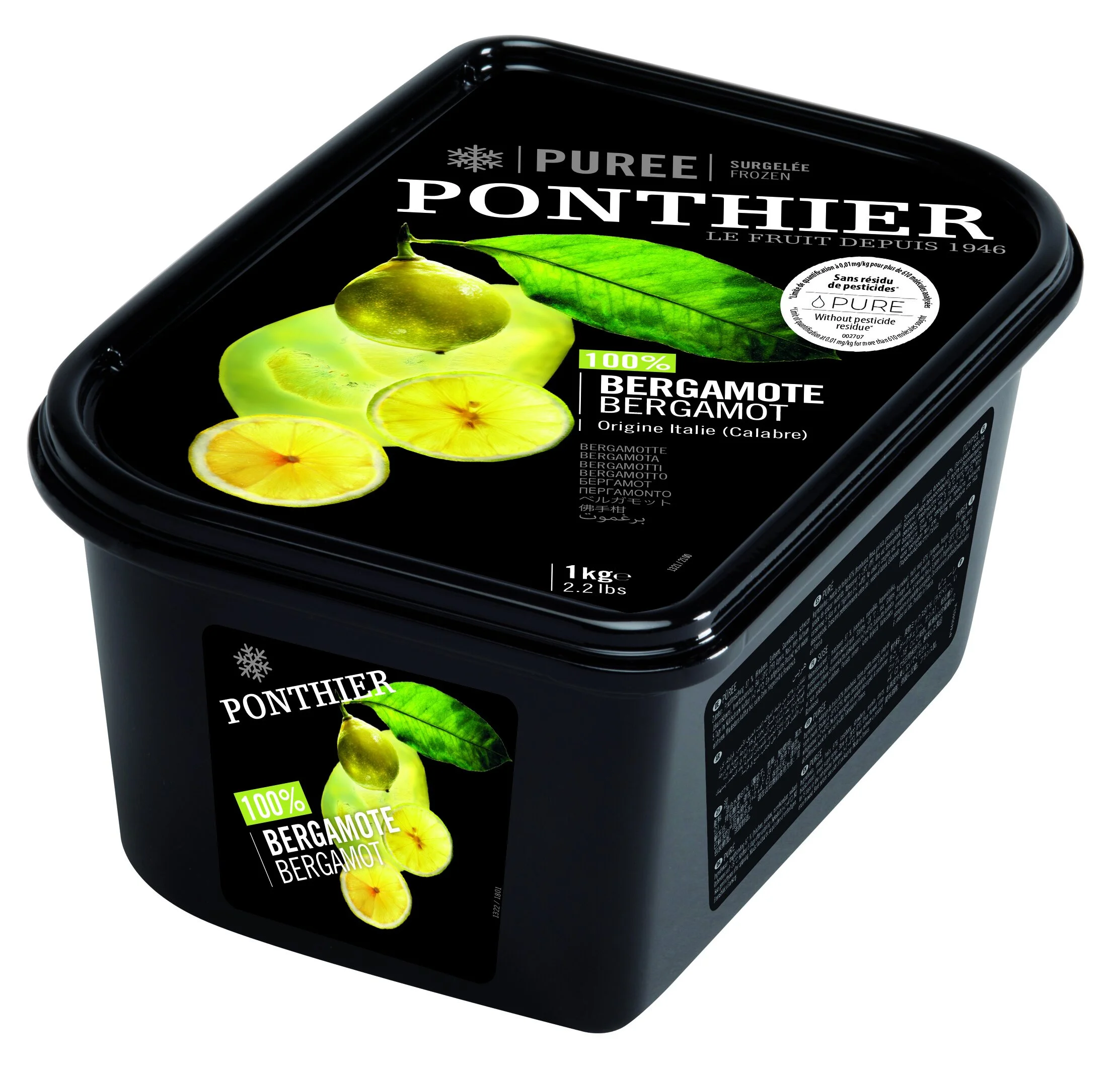 Ponthier Bergamotpyree 100% 1 kg — PNM-Chipsters