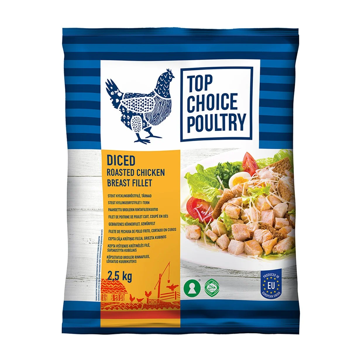 Top Choice Poultry Kanan sisäfilee grillattu 2,5 kg — PNM-Chipsters