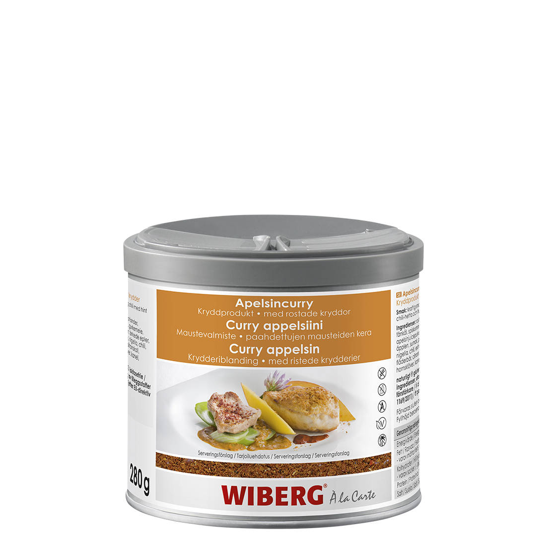 Wiberg Curry appelsiini maustevalmiste 280 g / 470 ml — PNM-Chipsters