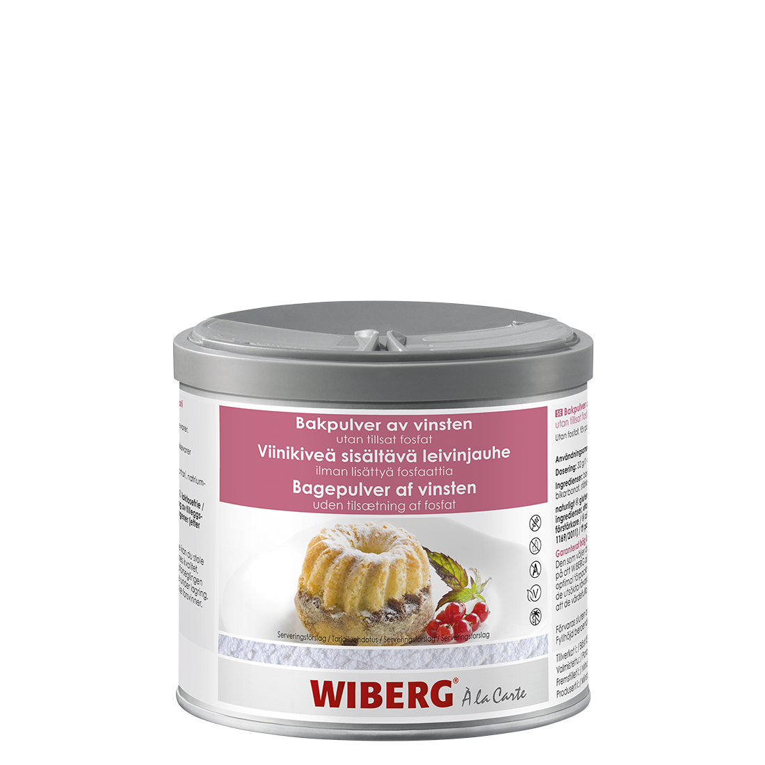 Wiberg Viinikiveä sisältävä leivinjauhe 420 g / 470 ml — PNM-Chipsters
