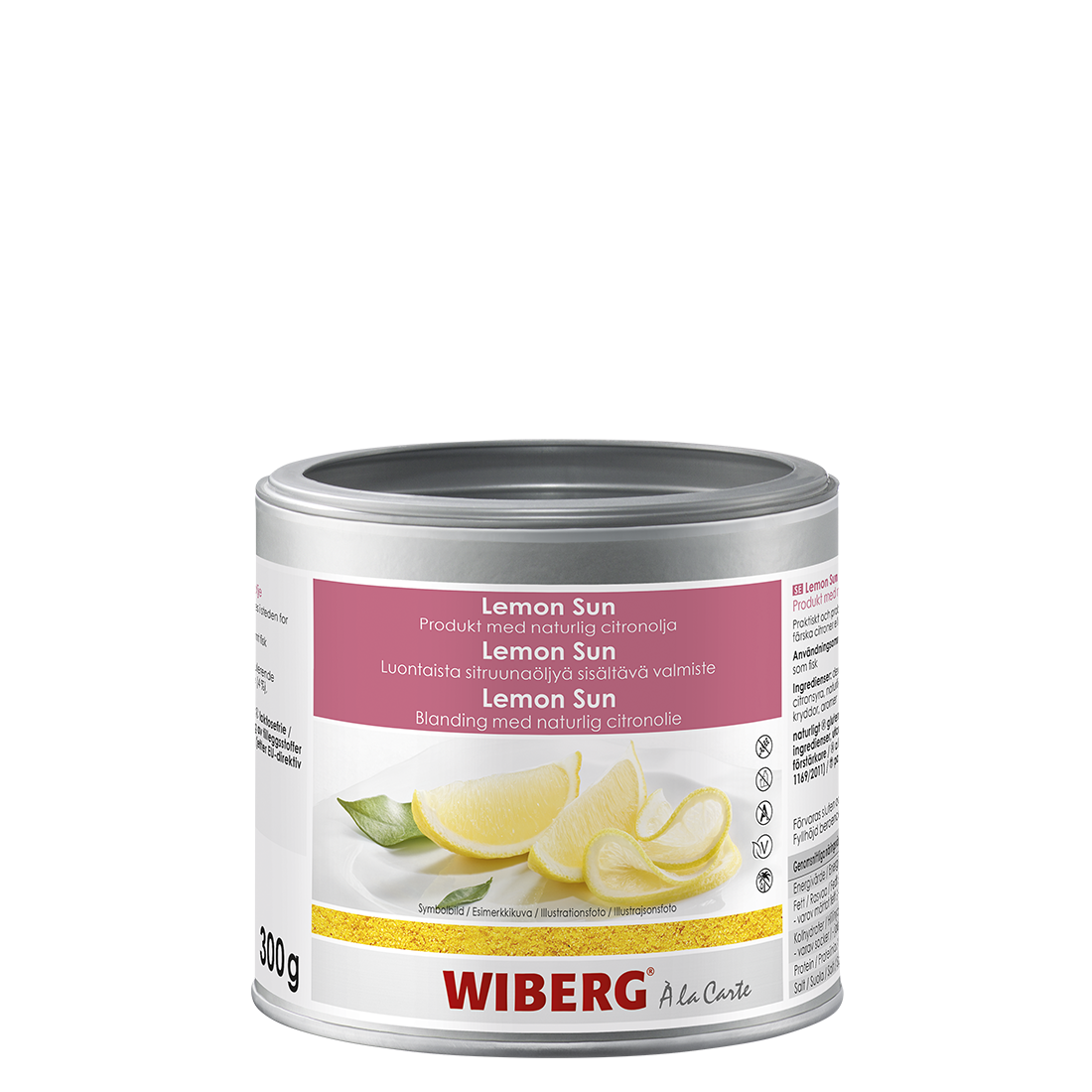 Wiberg Lemon Sun luontaisesta sitruunaöljystä 300 g / 470 ml — PNM ...
