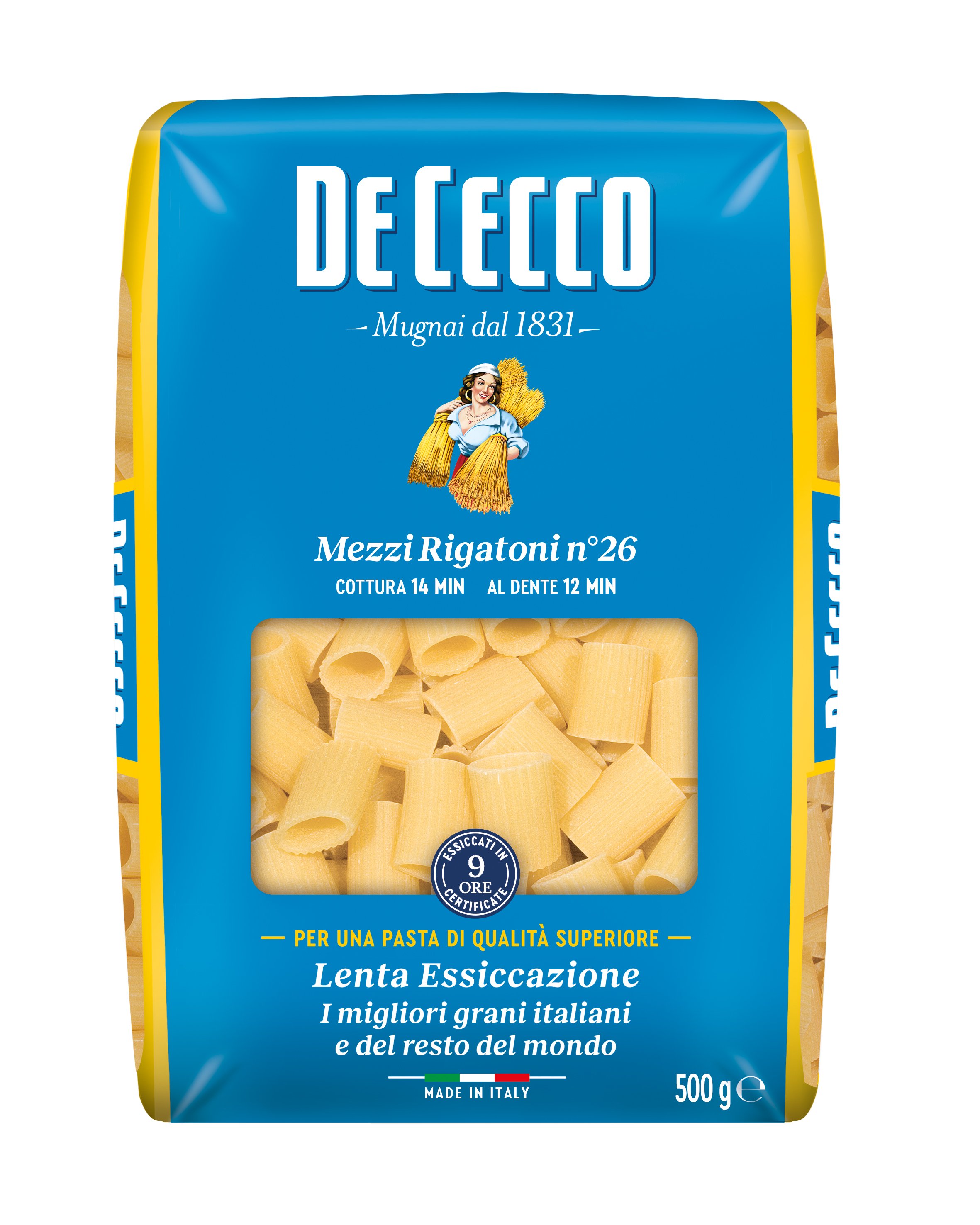 De Cecco Mezzi Rigatoni 500 g — PNM-Chipsters