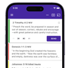 VerseCAST - Church Presentation Software running on a Phone