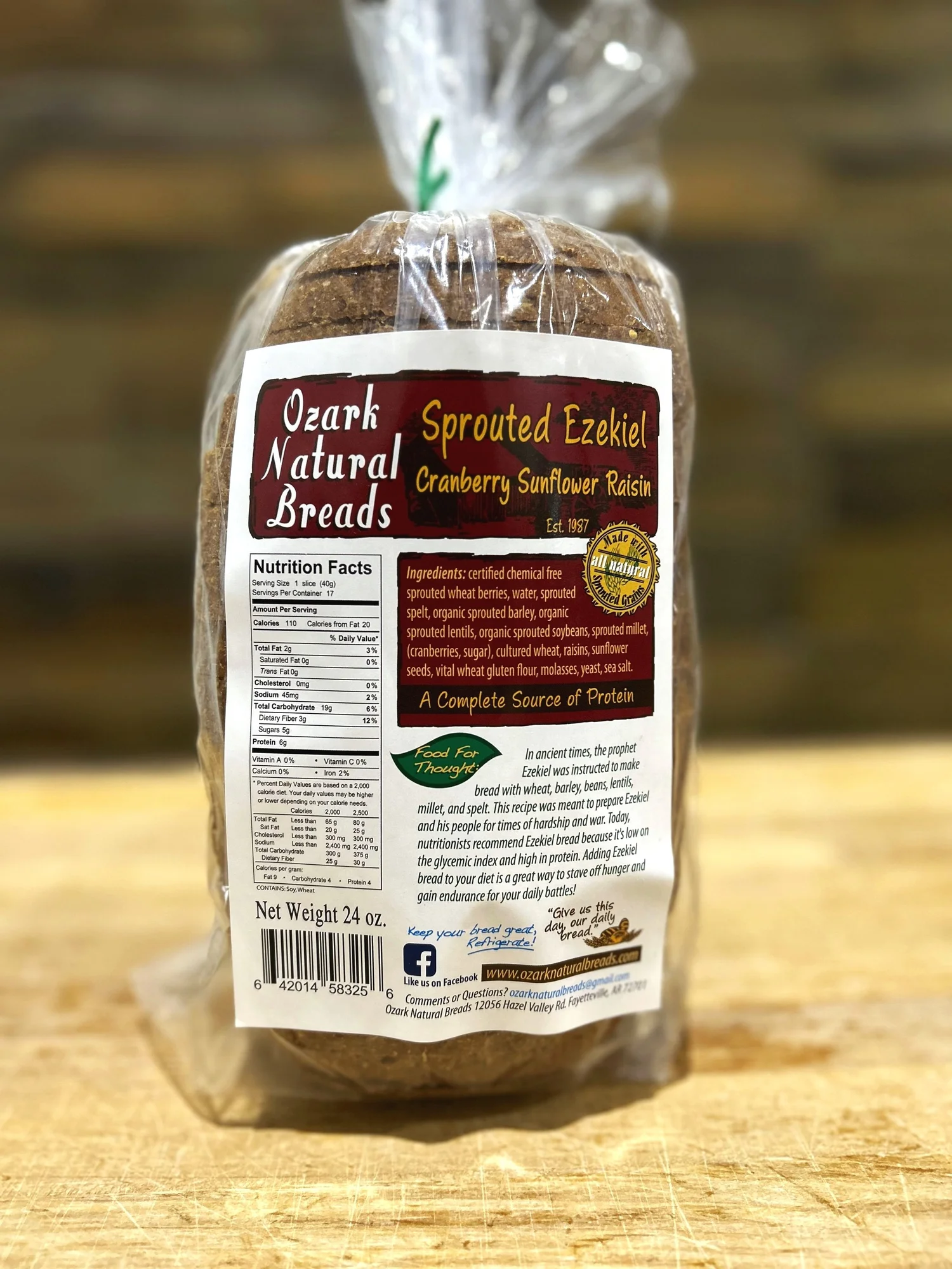 General 1 — OZARK NATURAL BREADS