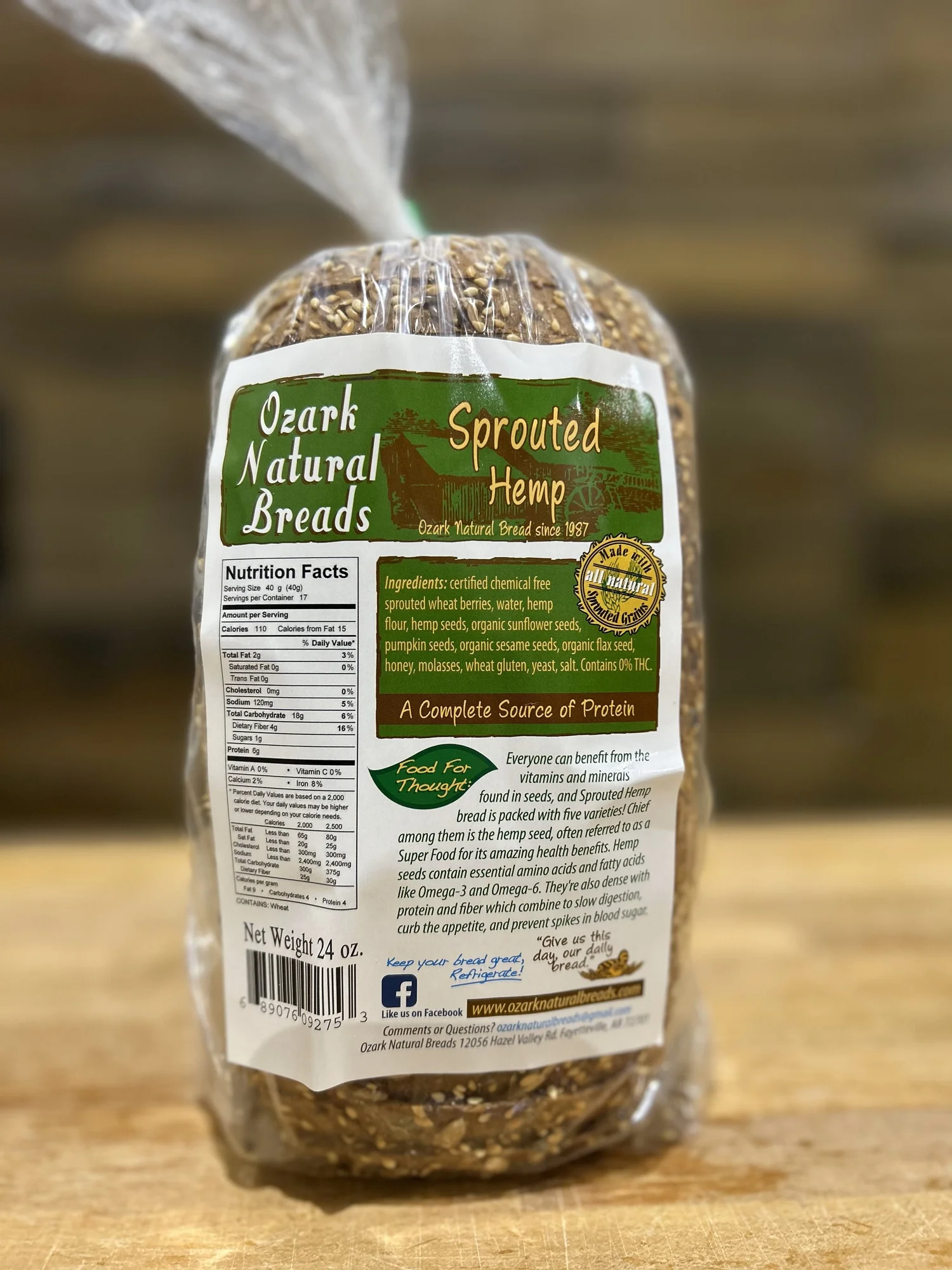 General 1 — OZARK NATURAL BREADS