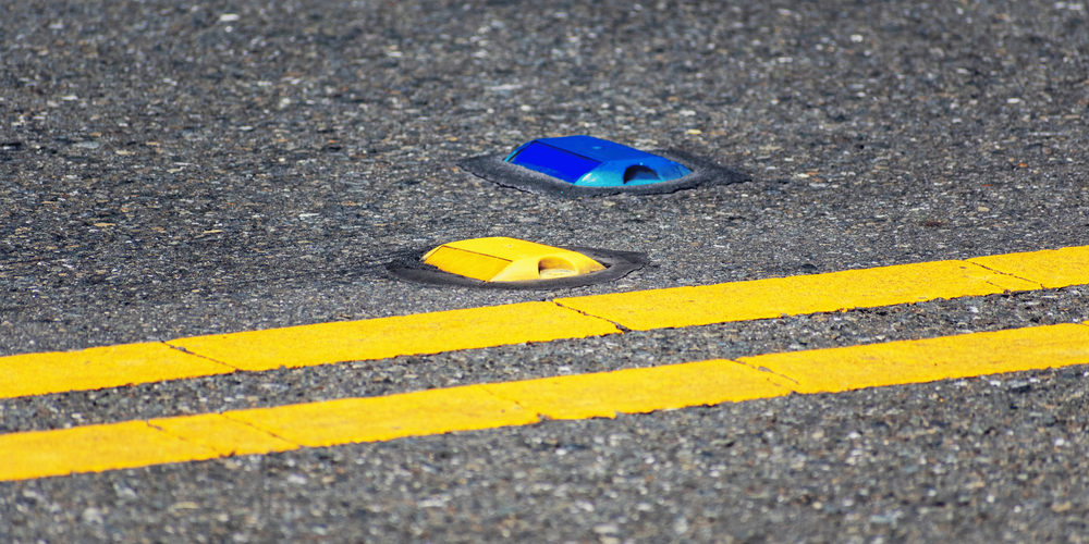 Recessed Pavement Markers and Concrete Wheel Stops | Alpha Blogs