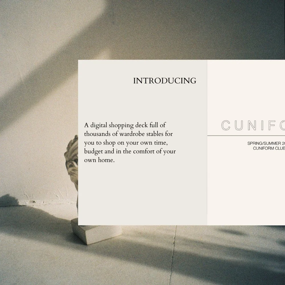Personal Styling Services — CUNIFORM