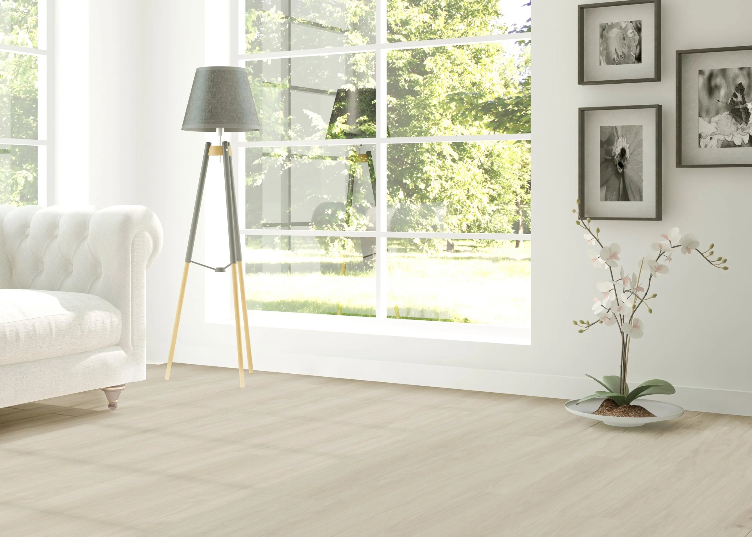Serene Brushed Vanilla Oak — KIM Korea Luxury Vinyl Tiles