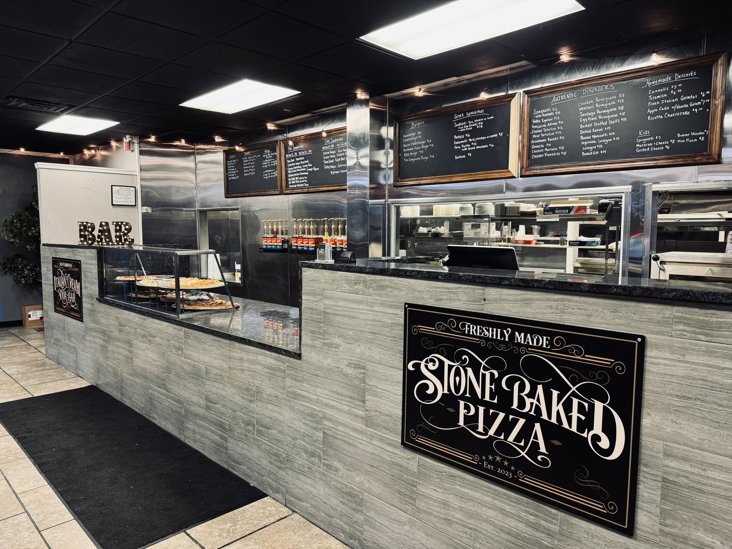 Fresh Baked Stone Pizza