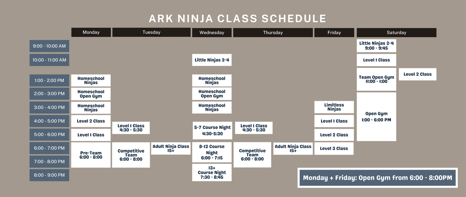 Schedule — ARK NINJA