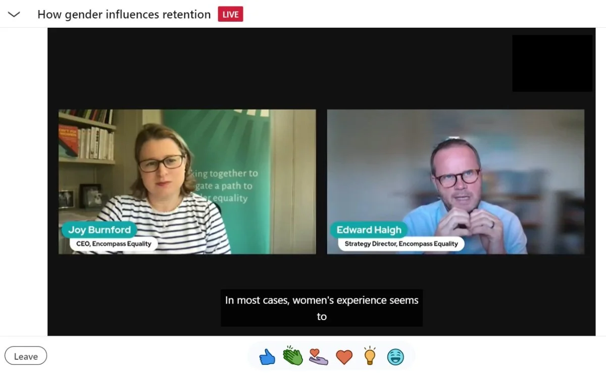 How gender influences retention — Encompass Equality