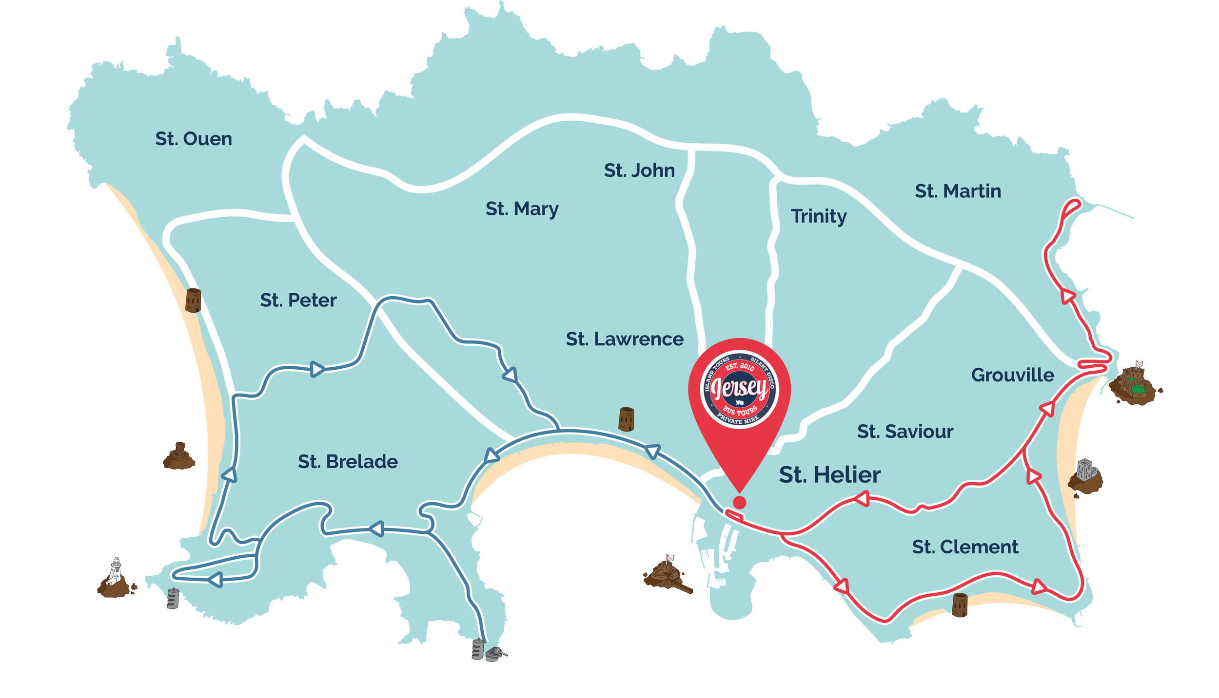 Jerseys Original Bus Tours Company — Jersey Bus Tours