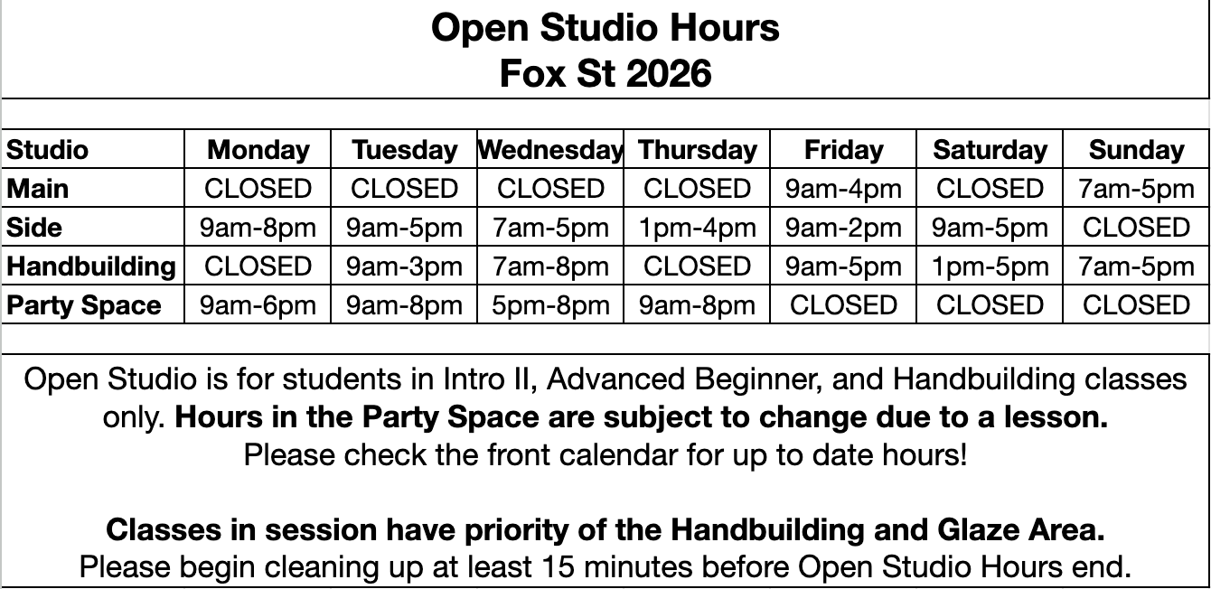 Adult Classes | Create, Learn, Join Now — Portland Pottery