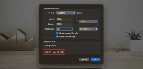 How to size images for Squarespace SEO – Faster Page Speed!