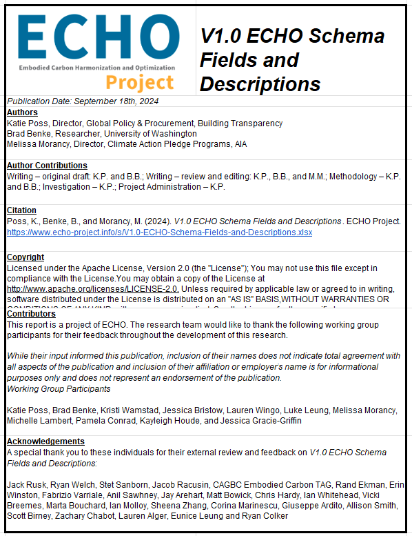 Publications — Embodied Carbon Harmonization and Optimization (ECHO ...