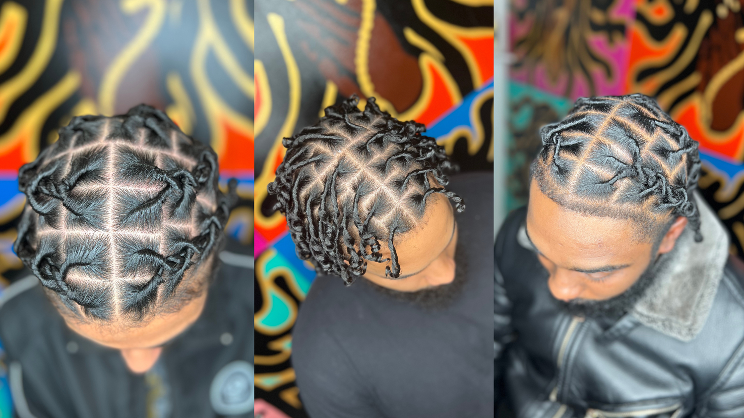 Square Part Starter Locs — The Loc God Salon