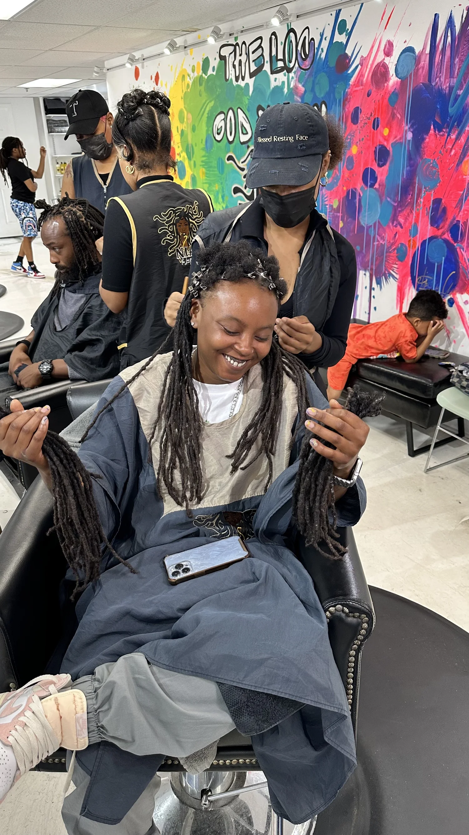 Loc Extensions, Loc Reattachment + Instant Locs — The Loc God Salon