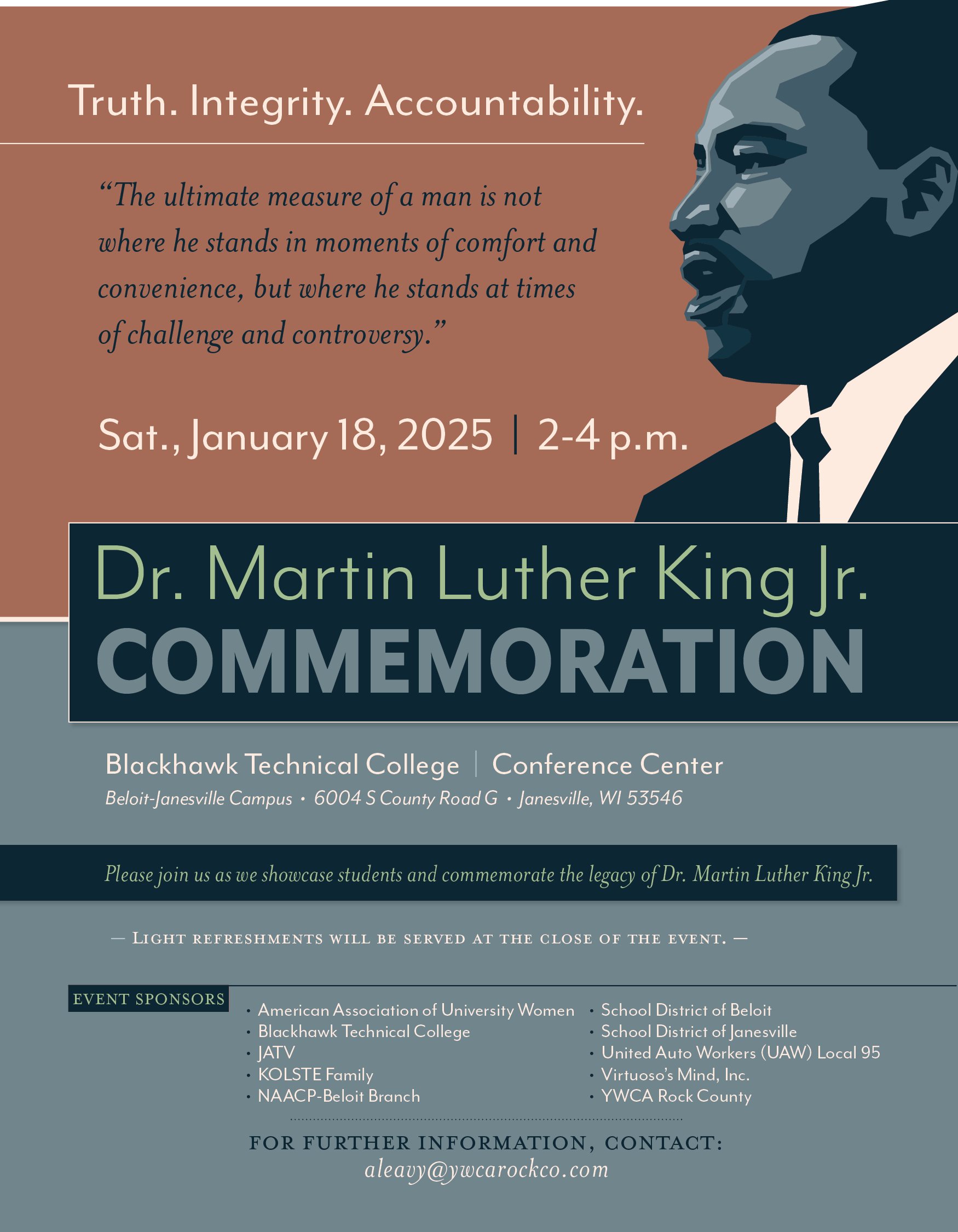 MLK Commemoration — YWCA Rock County | Advocacy for Women & Girls ...