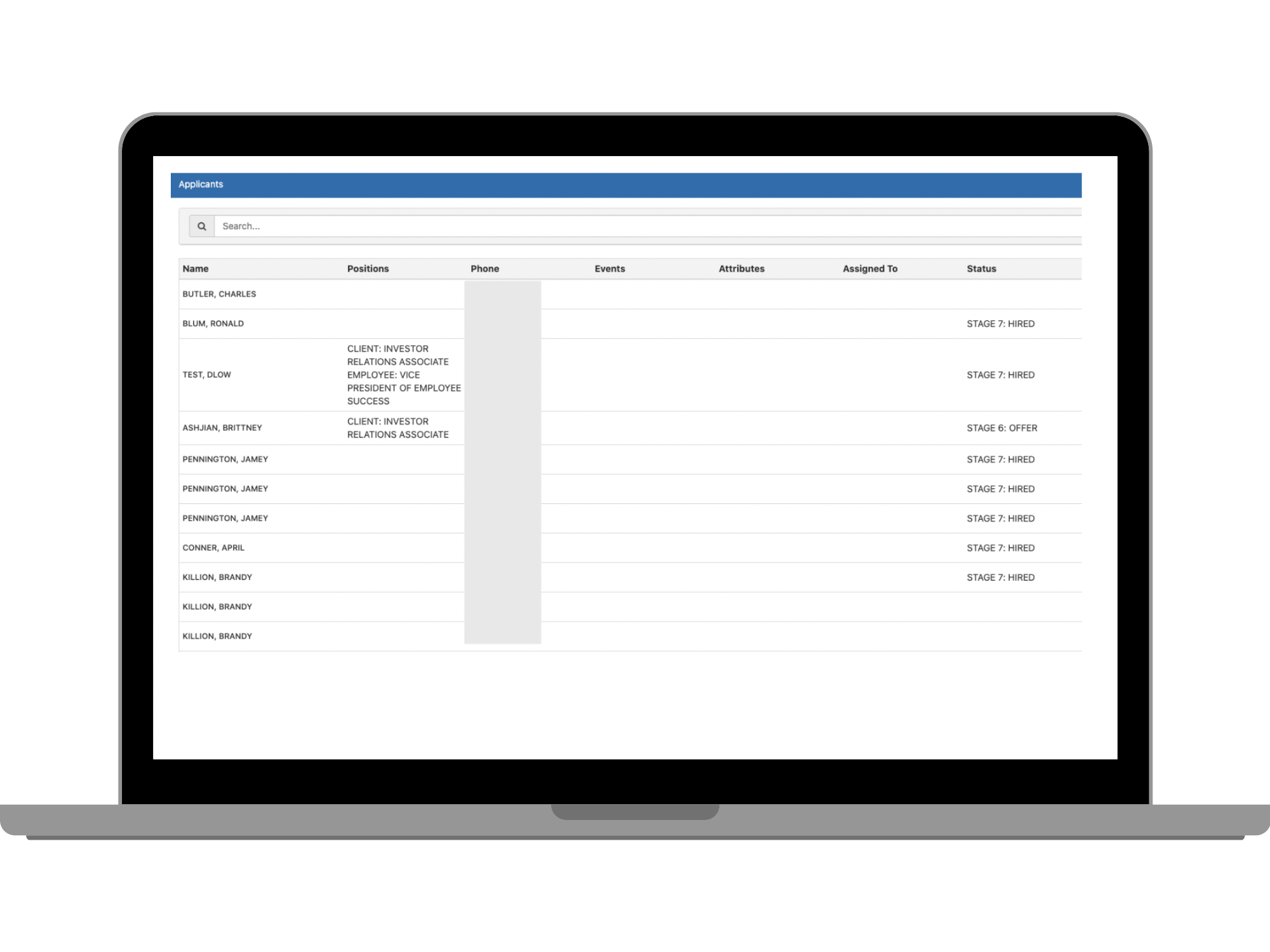 Recruiting & ATS — HealthTrust | Home Health Software