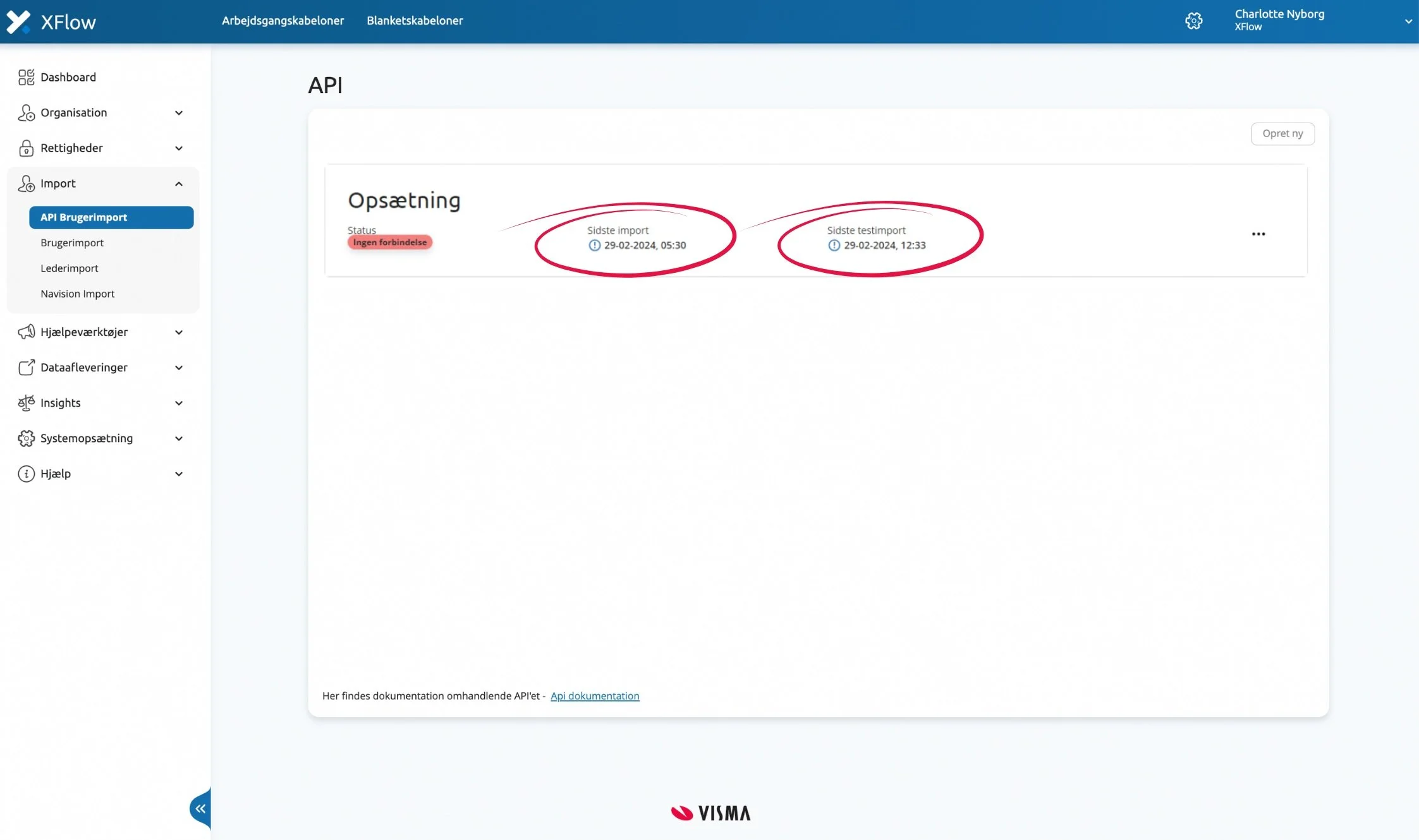 Integrationer: Public API — XFlow Support