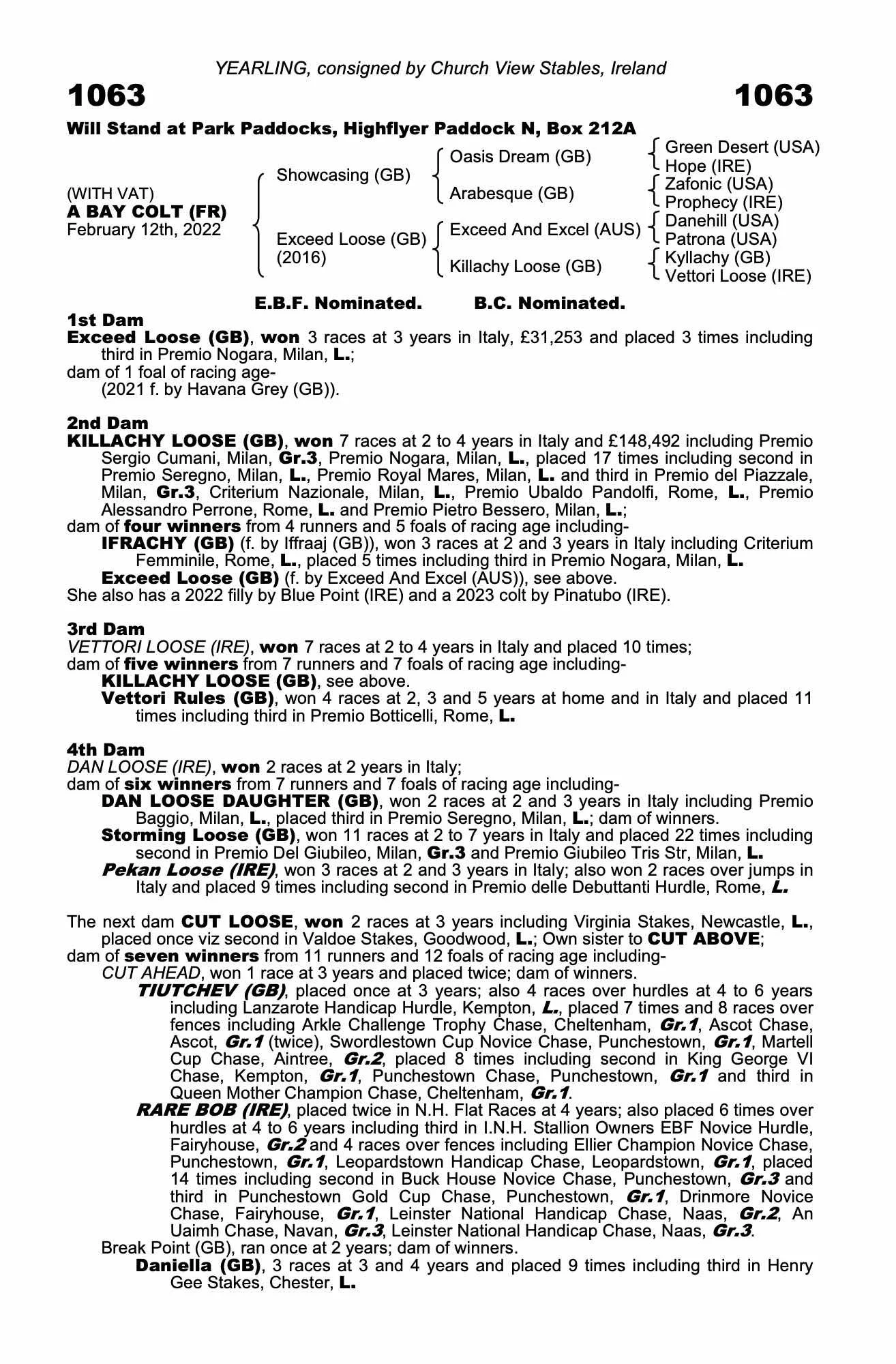 Ownership — HORTON RACING