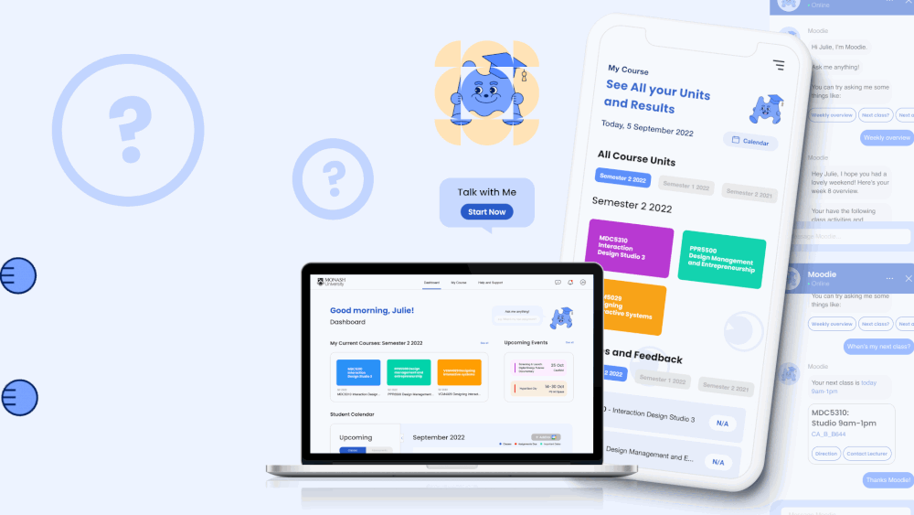 Moodle (LMS) Redesign — UX/UI — Ma Ying