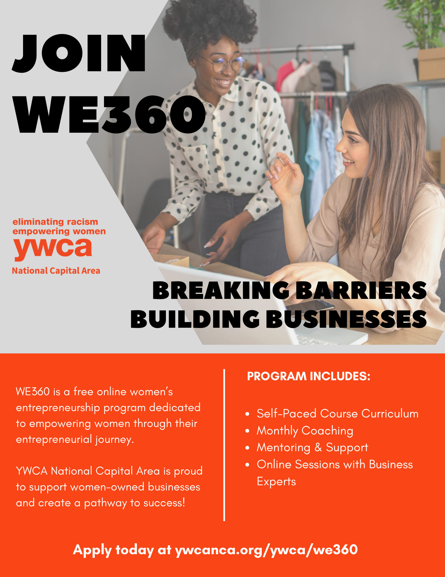 YWCA WE360 Business Essentials Program | YWCA National Capital Area | Women's Rights | Racial ...