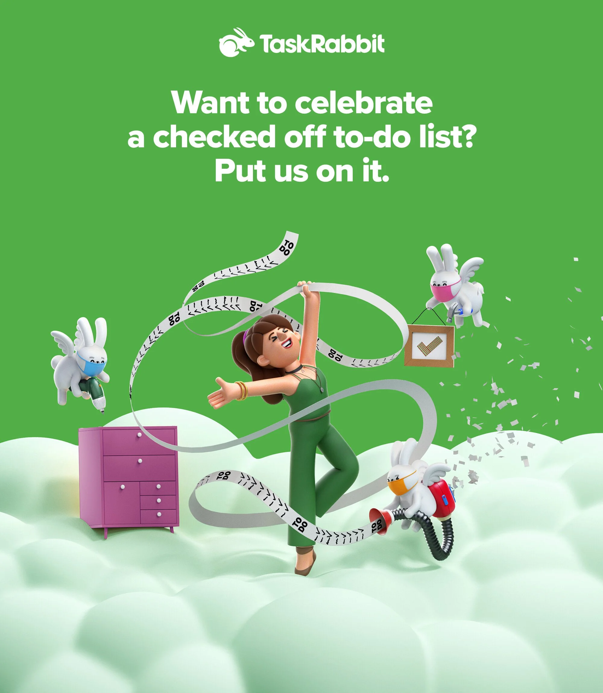 TaskRabbit - Celebrate The Done — ARCADE STUDIO