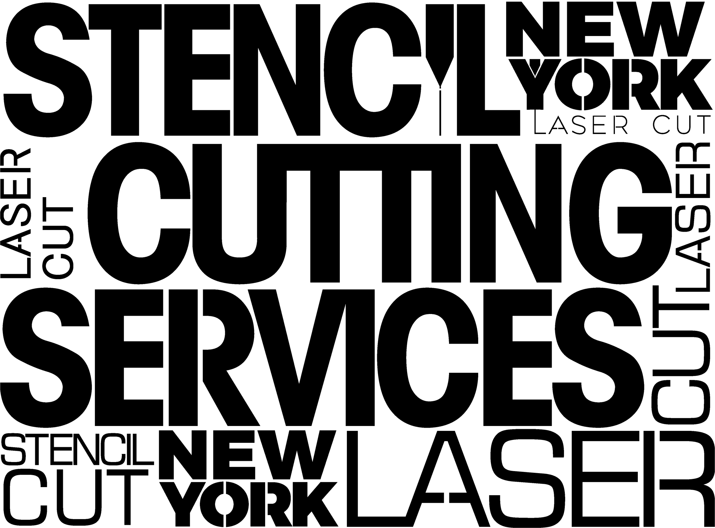 Custom stencil cutting services — NY Laser Cut