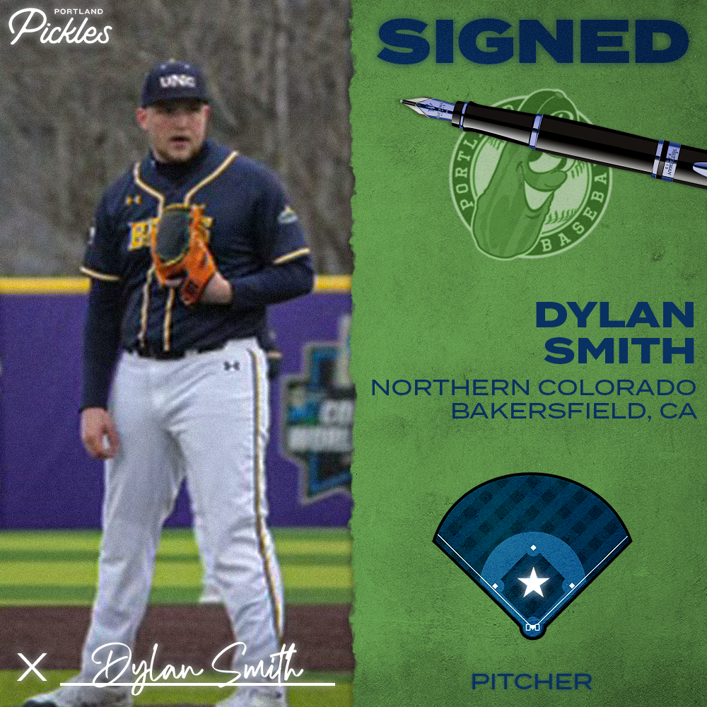 Dylan Smith Signs With the Pickles — PORTLAND PICKLES BASEBALL