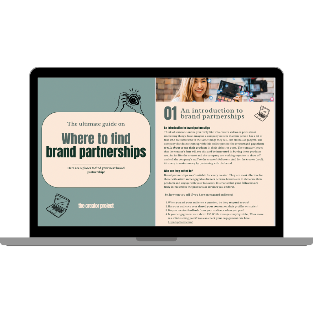 FREE Brand Partnerships Guide — The Creator Project
