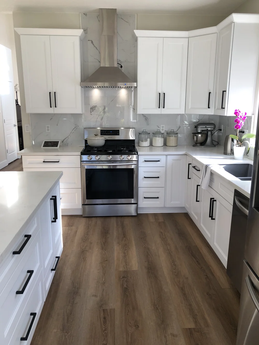 Dalton White Cabinets — Beaverton Kitchen Cabinets & Stone