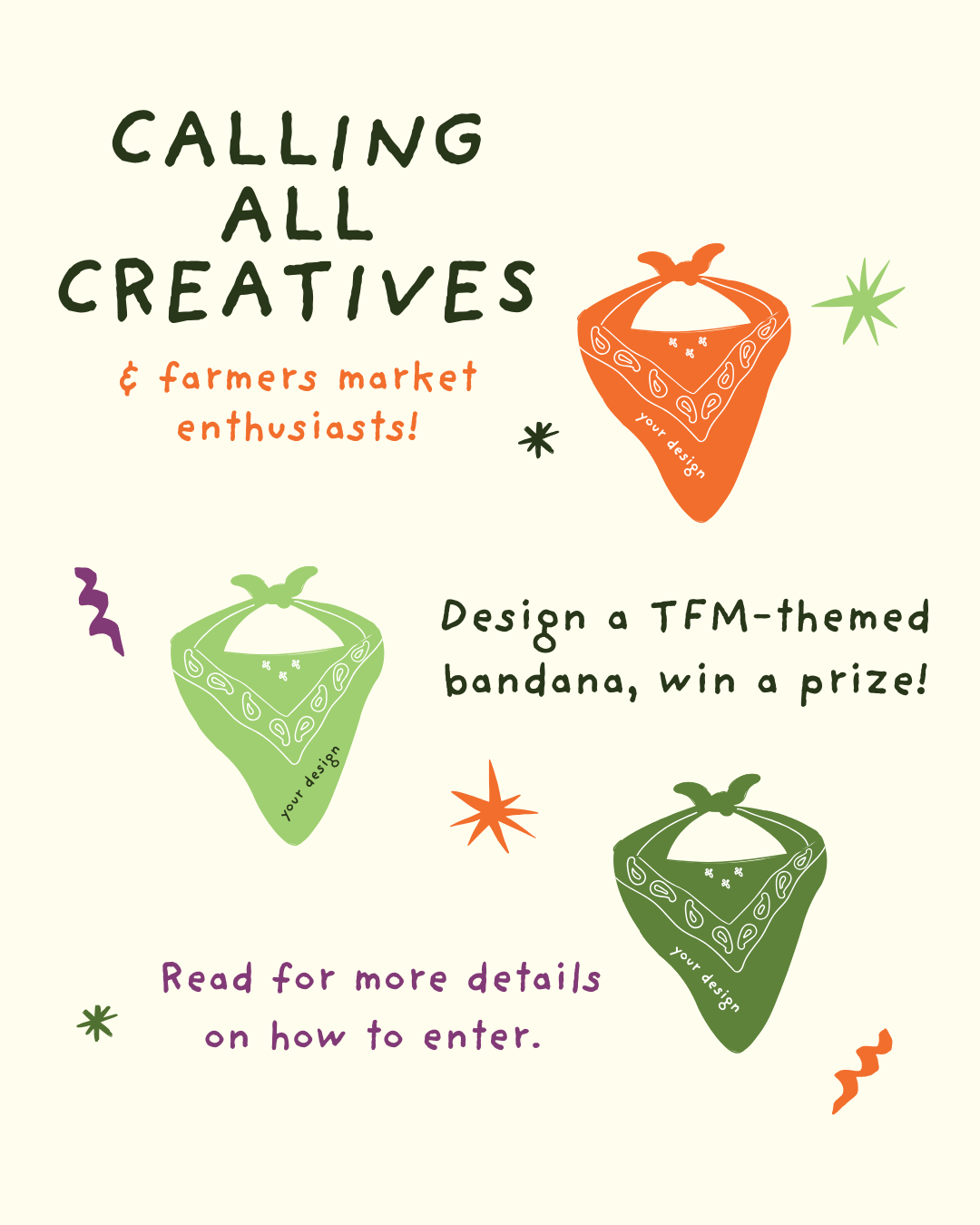 Merch Design Contest — Texas Farmers Market