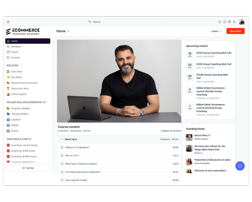 Ecommerce Training Academy Coaching & Mentorship Program
