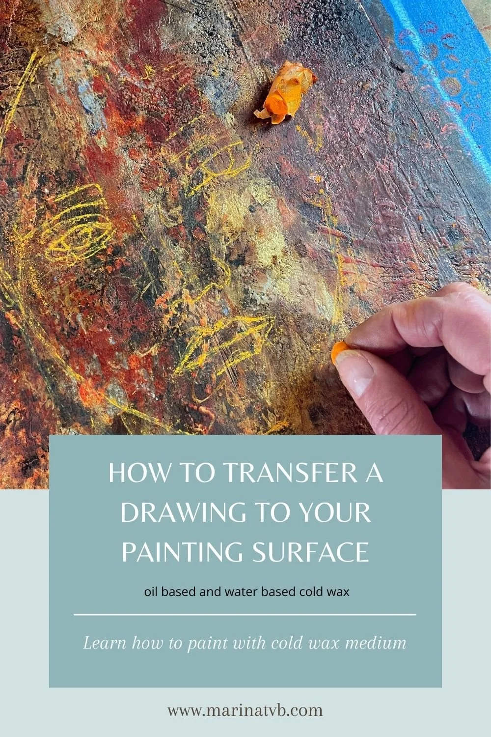 `Blogposts on (water-based) cold wax and oils or acrylics