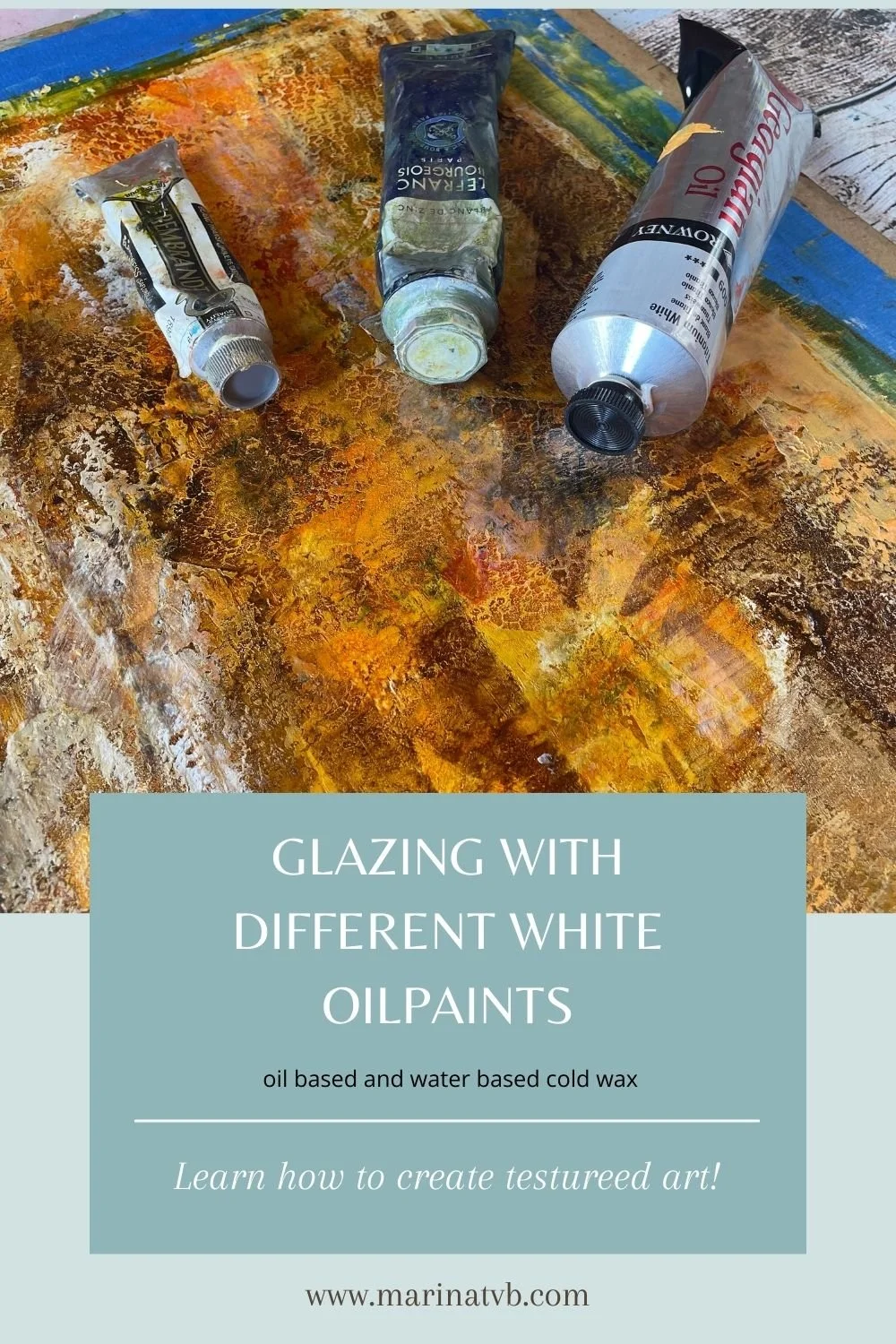Glazing with white oil paint