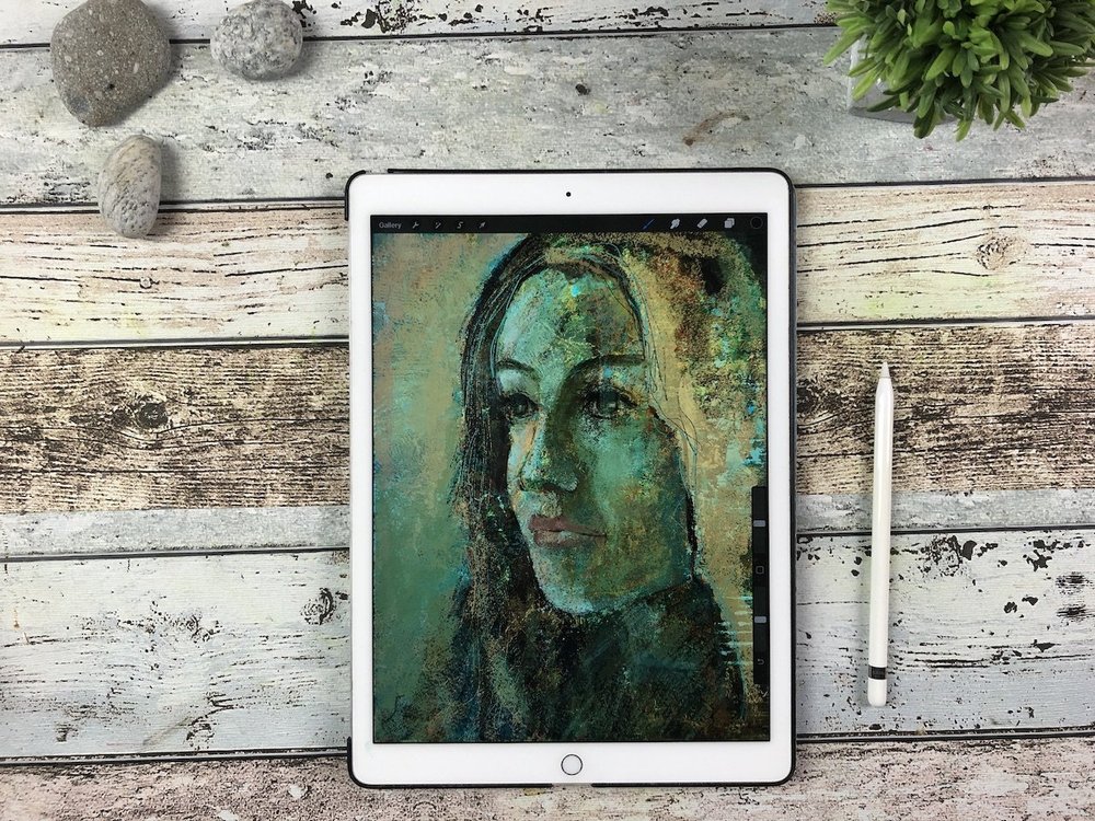 How to use the app Procreate in your painting process